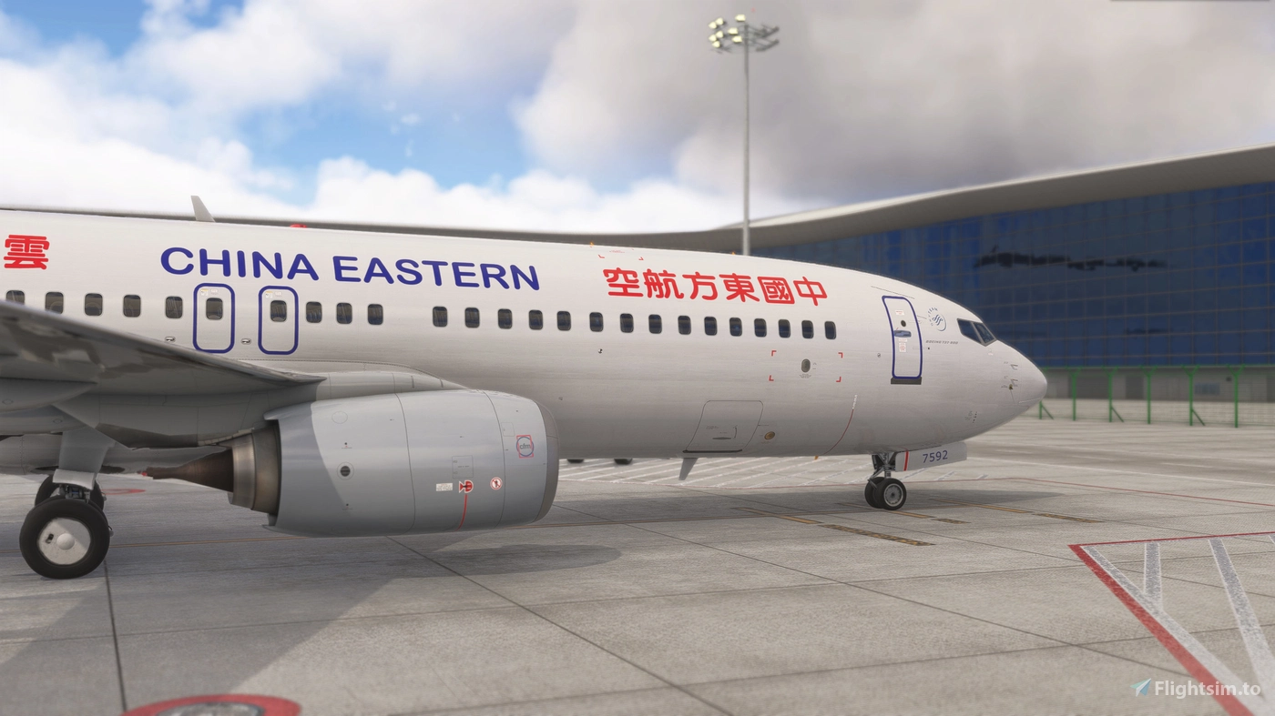 PMDG 738 China Eastern Yunnan B-7592 for Microsoft Flight Simulator | MSFS
