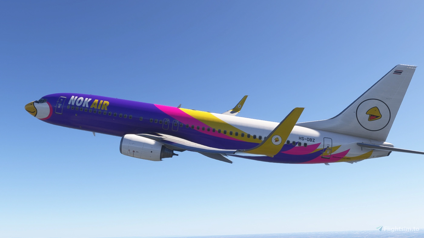 PMDG B737-800 | NOK AIR HS-DBZ | Requested för Microsoft Flight ...