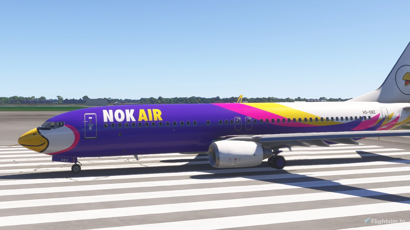 PMDG B737-800 | NOK AIR HS-DBZ | Requested para Microsoft Flight ...