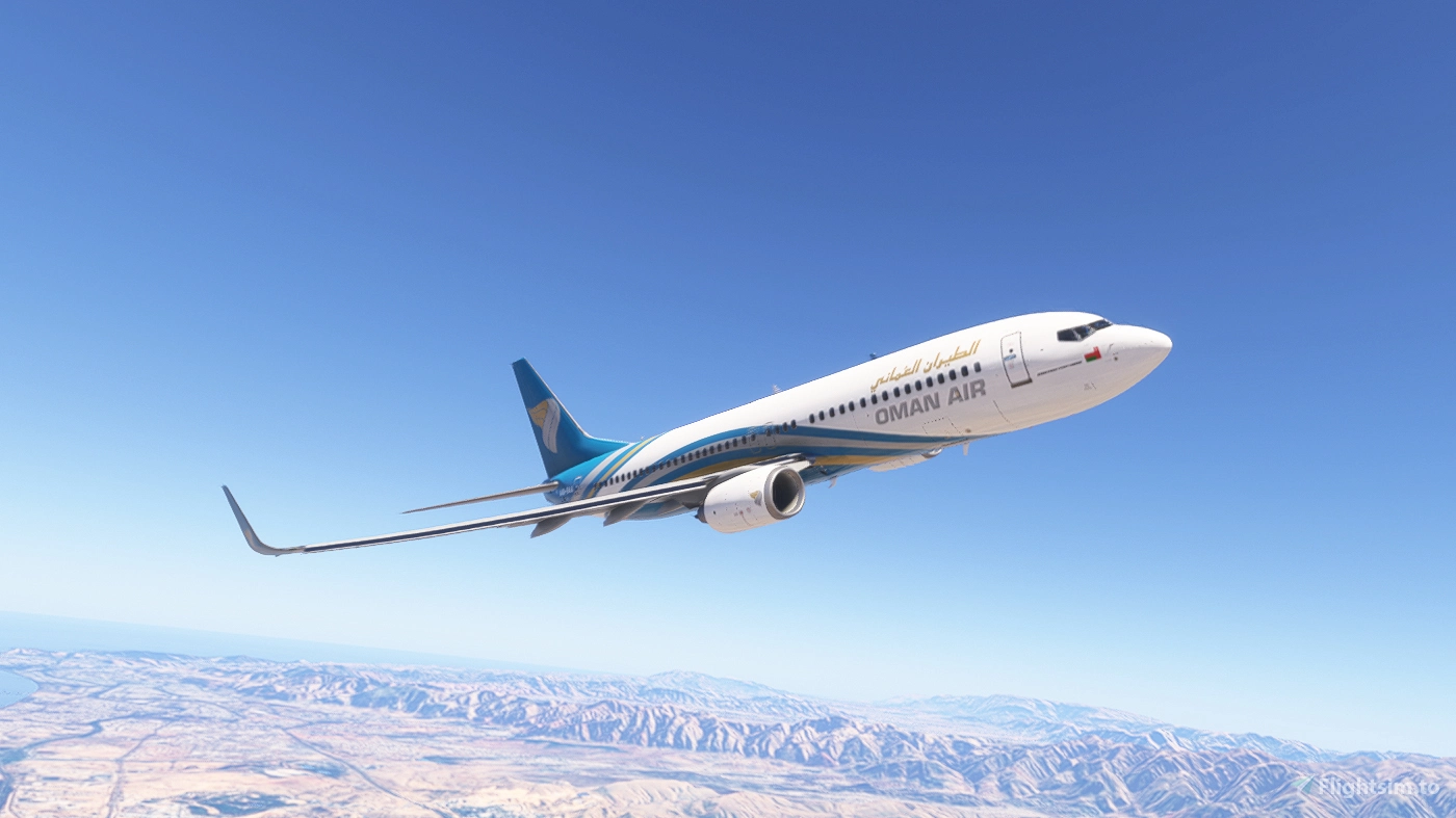 PMDG B737-800 | Oman Air A4O-BAA pro Microsoft Flight Simulator | MSFS