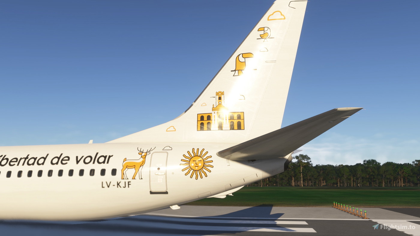 PMDG Boeing 737-800 | Flybondi | LV-KJF pour Microsoft Flight Simulator ...
