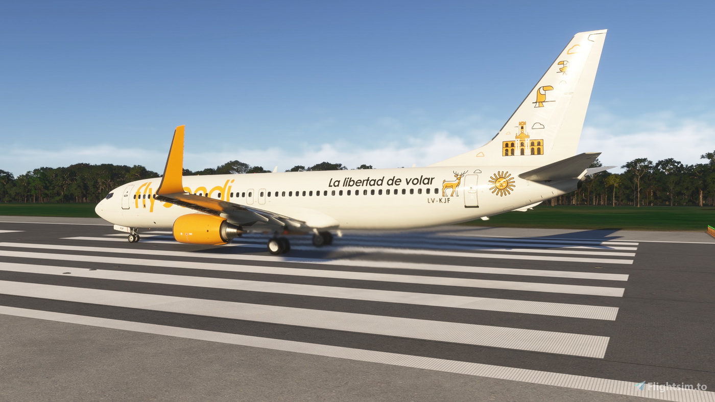 PMDG Boeing 737-800 | Flybondi | LV-KJF pour Microsoft Flight Simulator ...