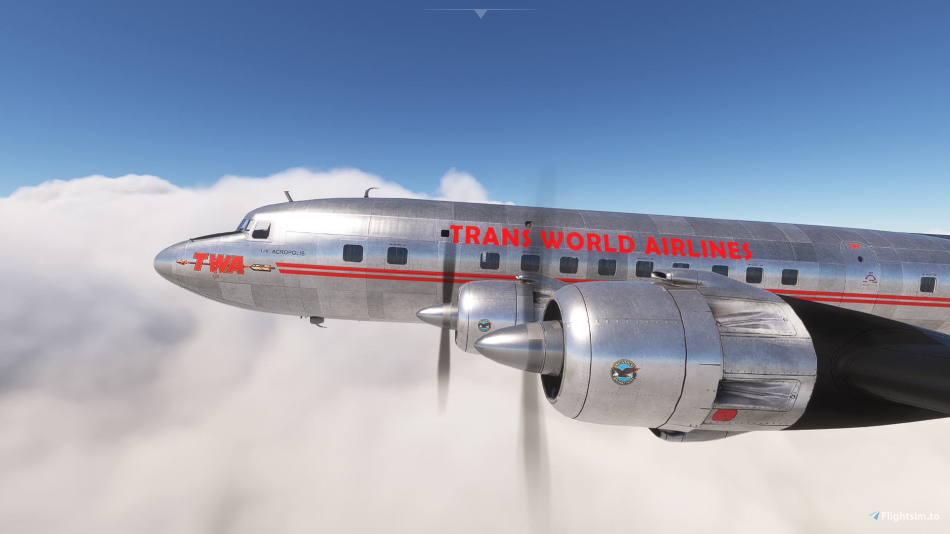 PMDG DC-6 TWA (N45346) - MSFS Add-on - Flightsim.to