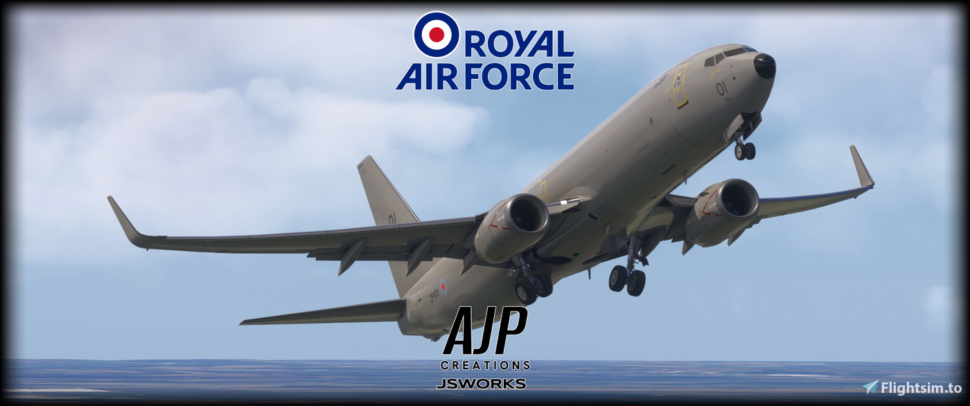 Royal Air Force - ZP801 - PMDG 737-800 BDSF/P8 Poseidon - Fictional für ...
