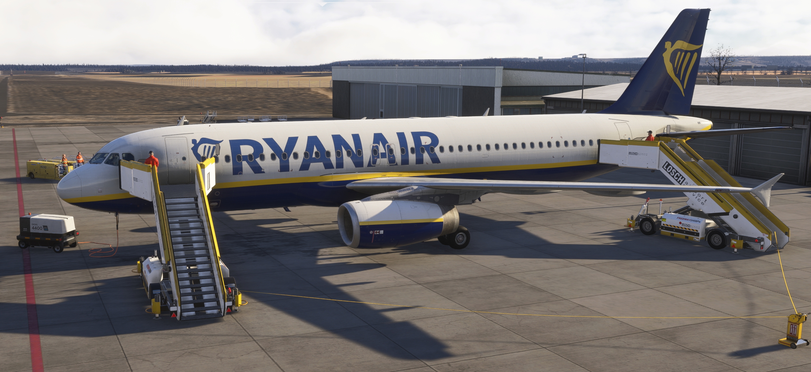 Ryanair Livery for Fenix A320 for MSFS 2024 - MSFS Add-on - Flightsim.to