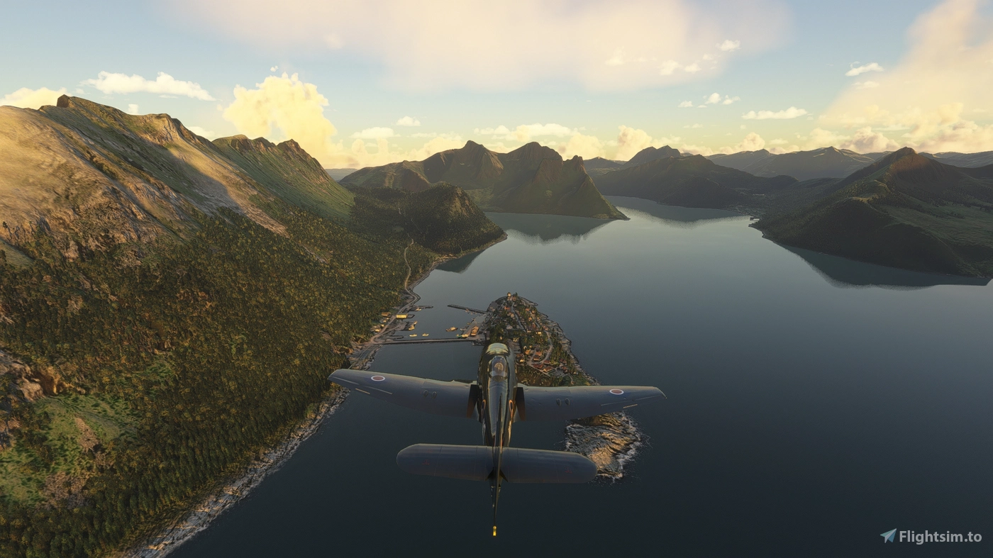 Senja Island High Trees Removal para Microsoft Flight Simulator | MSFS