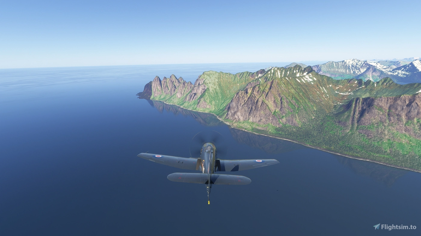 Senja Island High Trees Removal 对于 Microsoft Flight Simulator | MSFS