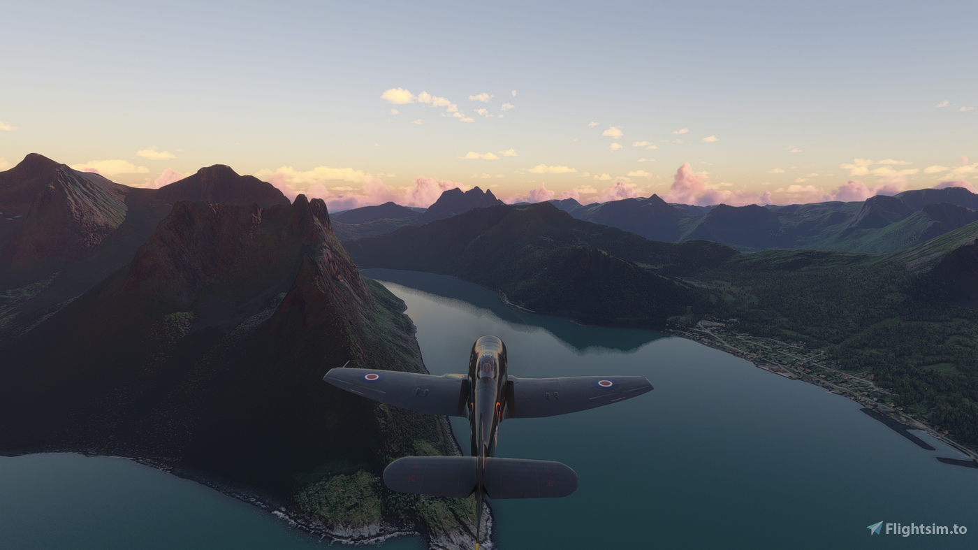 Senja Island High Trees Removal para Microsoft Flight Simulator | MSFS