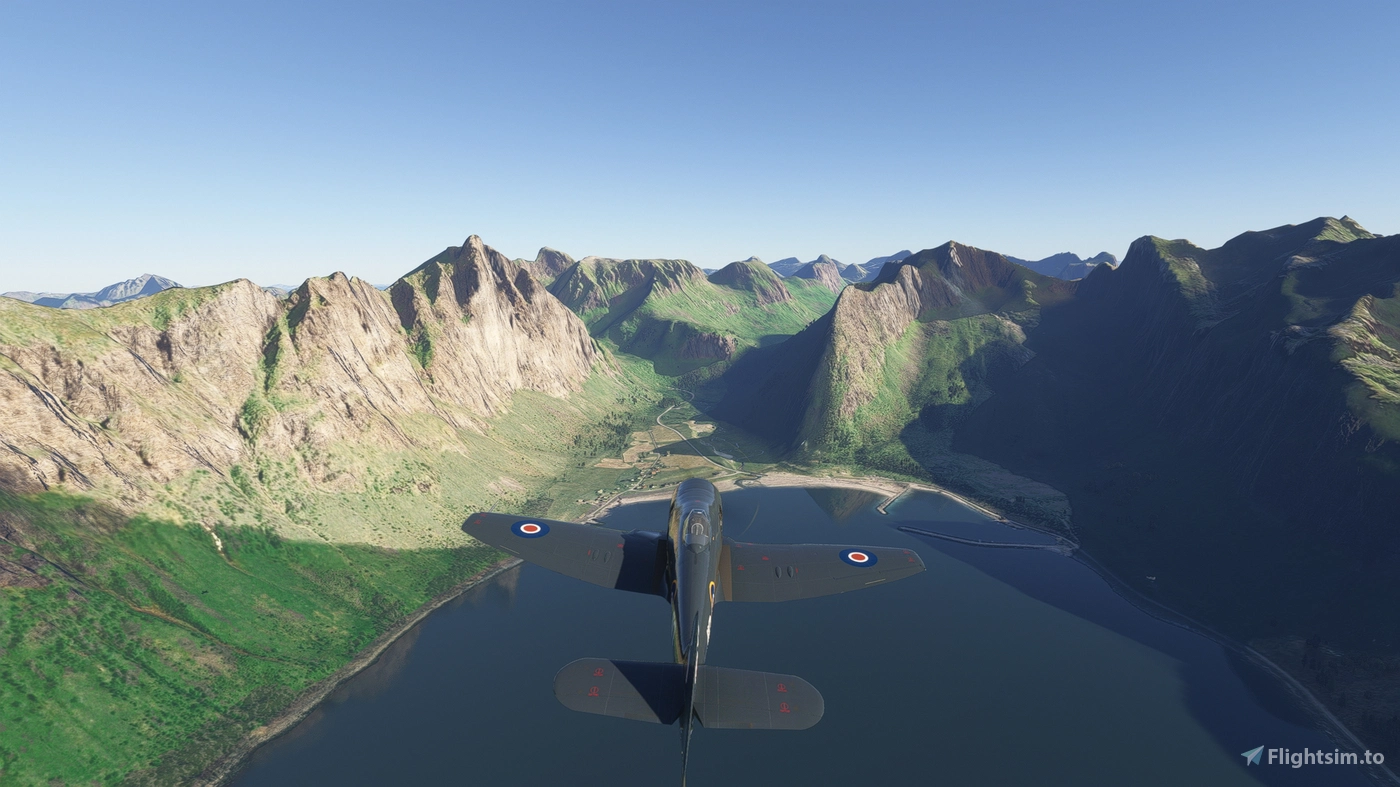 Senja Island High Trees Removal para Microsoft Flight Simulator | MSFS