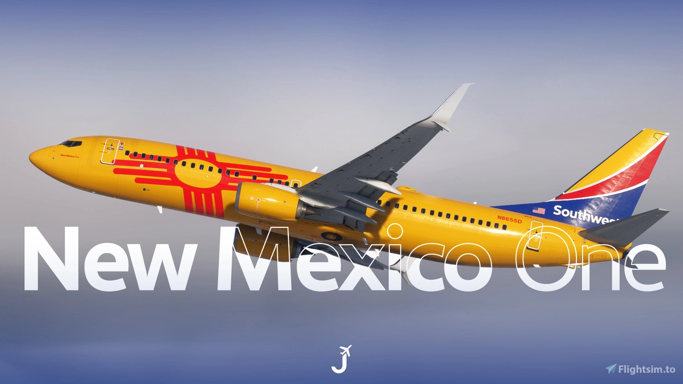Southwest Airlines 'New Mexico One' | w/Cabin | PMDG B737-8H4 für ...