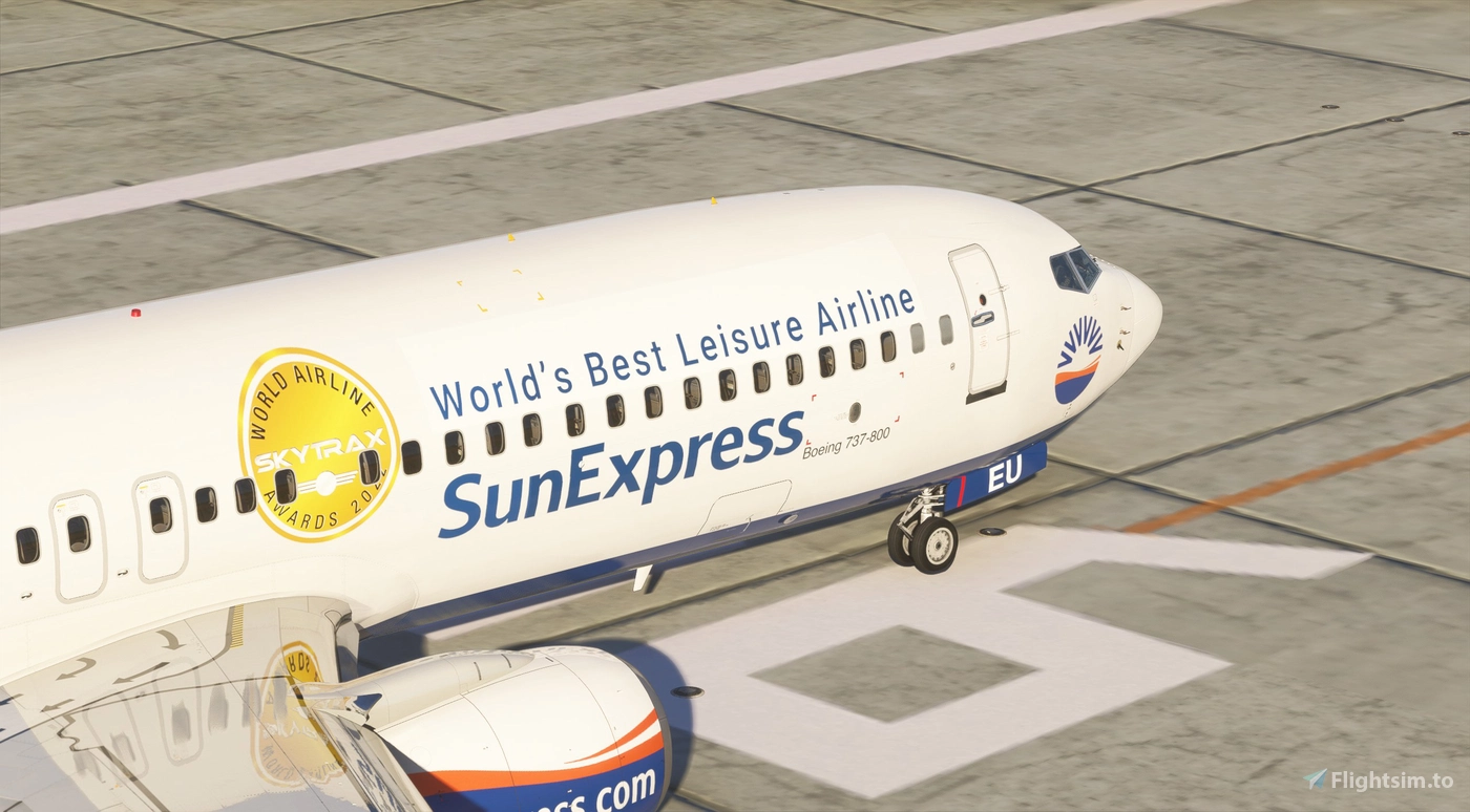 SunExpress SKYTRAX Livery for MSFS2024 pour Microsoft Flight Simulator ...