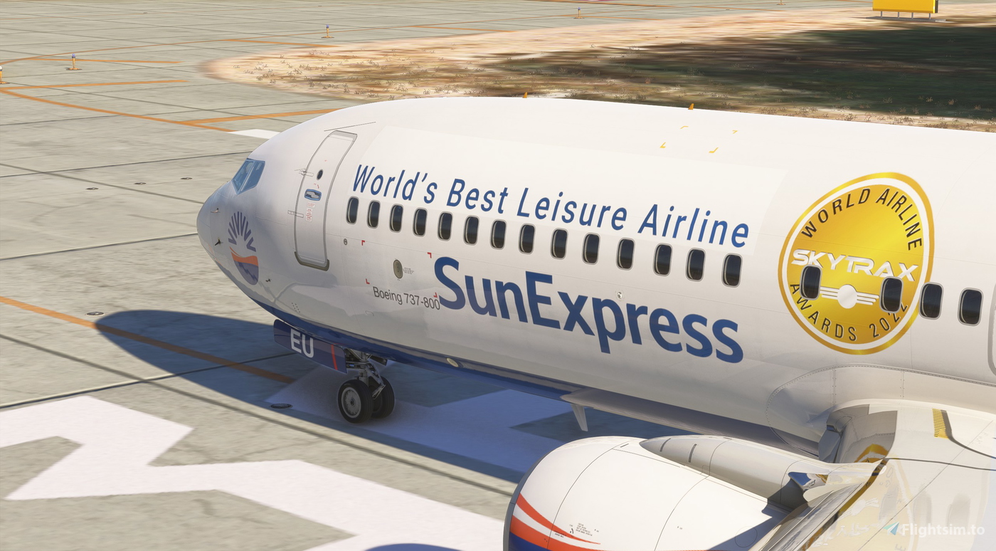 SunExpress SKYTRAX Livery for MSFS2024 für Microsoft Flight Simulator ...
