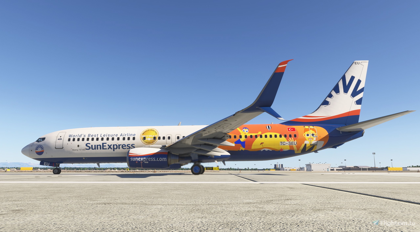 SunExpress SKYTRAX Livery for MSFS2024 für Microsoft Flight Simulator ...