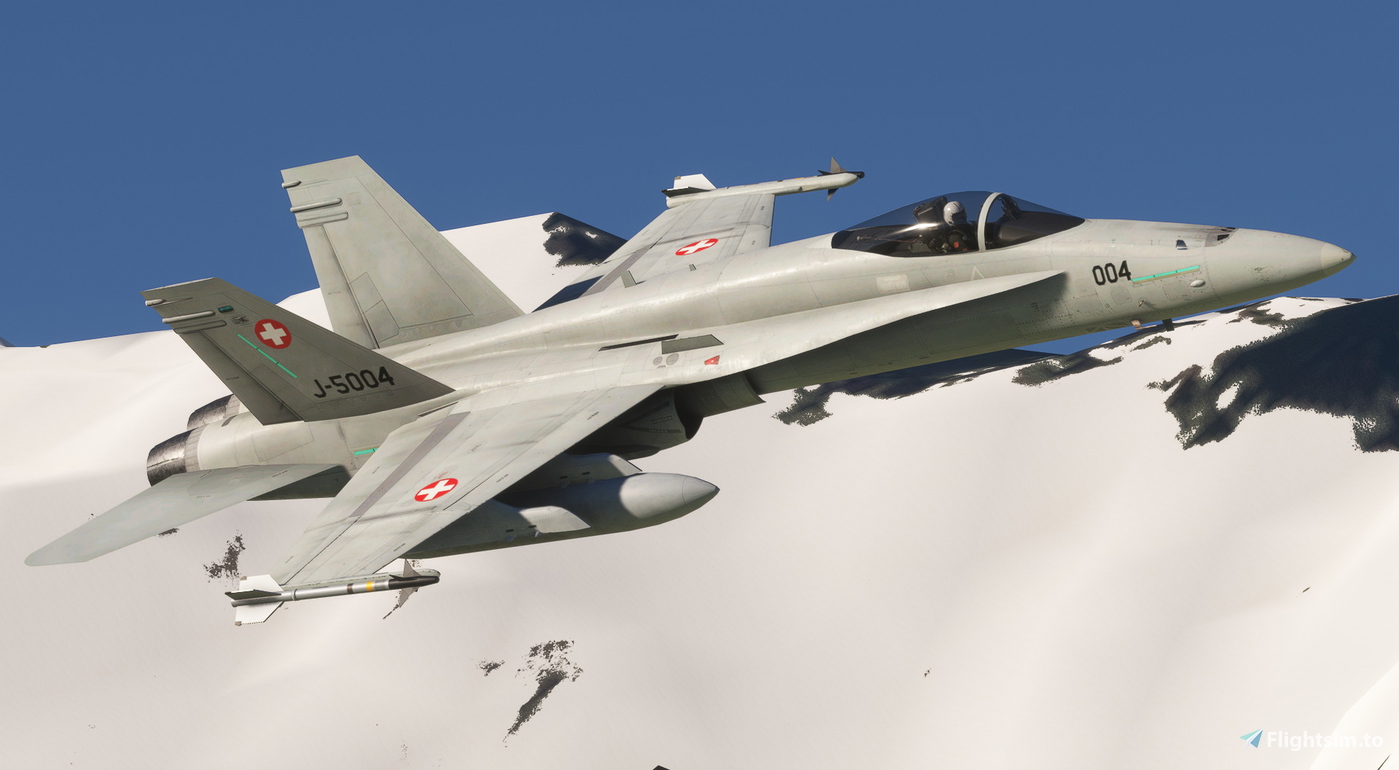Swiss F-18C Tails pro Microsoft Flight Simulator | MSFS