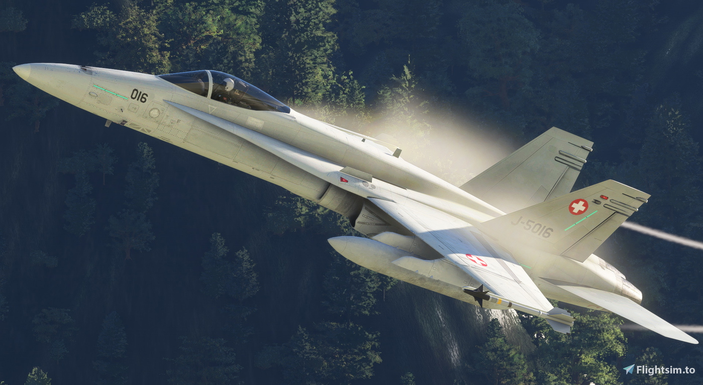 Swiss F-18C Tails pro Microsoft Flight Simulator | MSFS