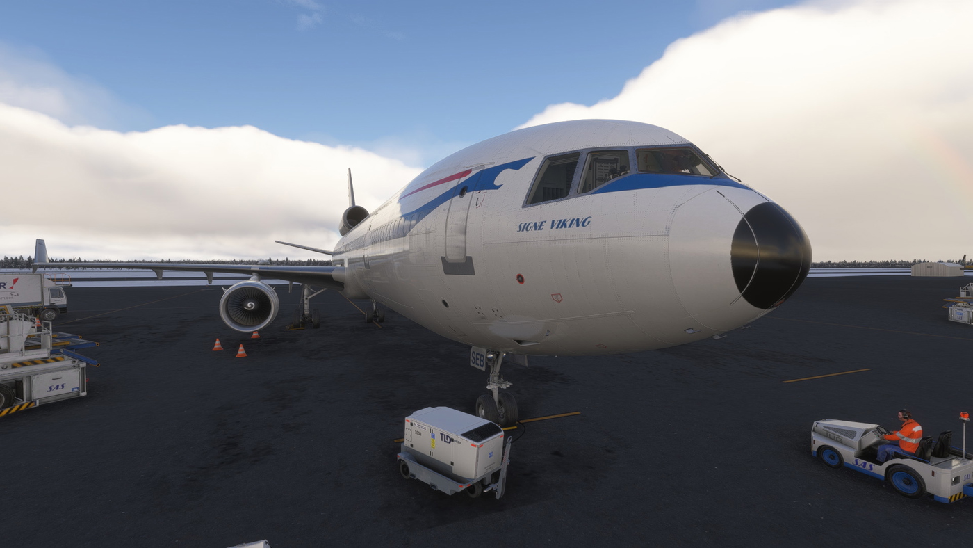 TFDi MD 11 SAS Scandinavian Cargo DC-10 style for the new MSFS 2020 Art ...