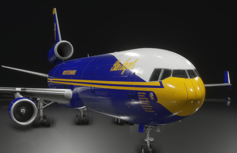 TFDi MD-11 Blue Angels (Fat Albert - Fictional) 对于 Microsoft Flight ...