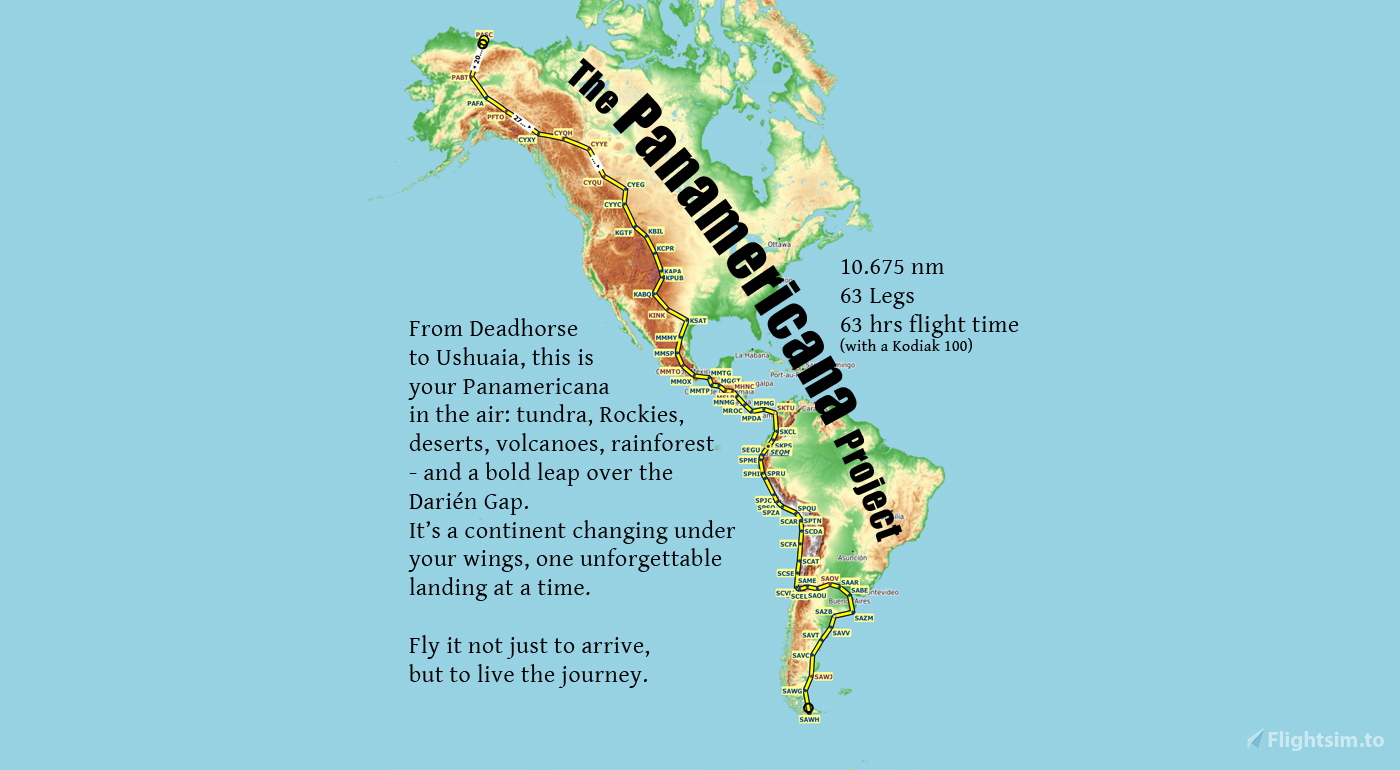 The Panamericana Project for Microsoft Flight Simulator | MSFS