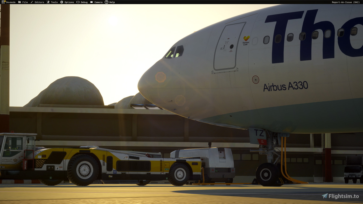 Thomas Cook G-CHTZ heart livery inibuilds A330-200RR MSFS2024 (with ...