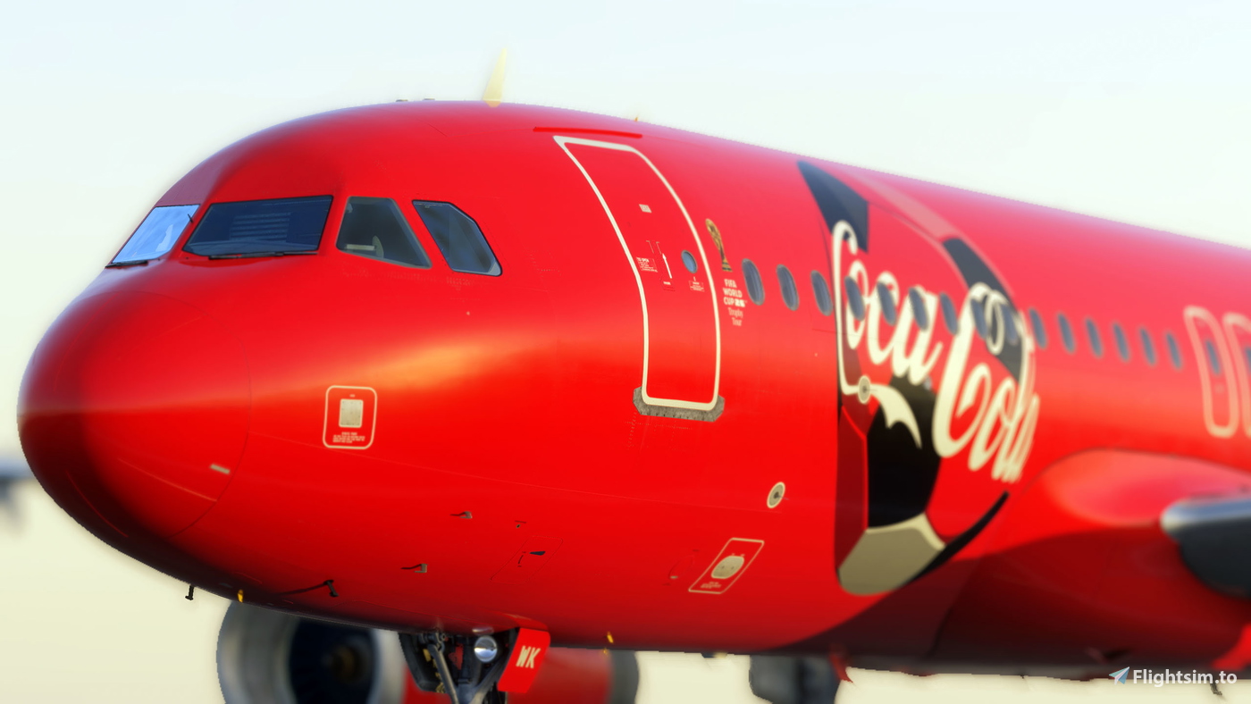 Titan Airways 'Coca-Cola' Livery G-POWK pour Microsoft Flight Simulator ...