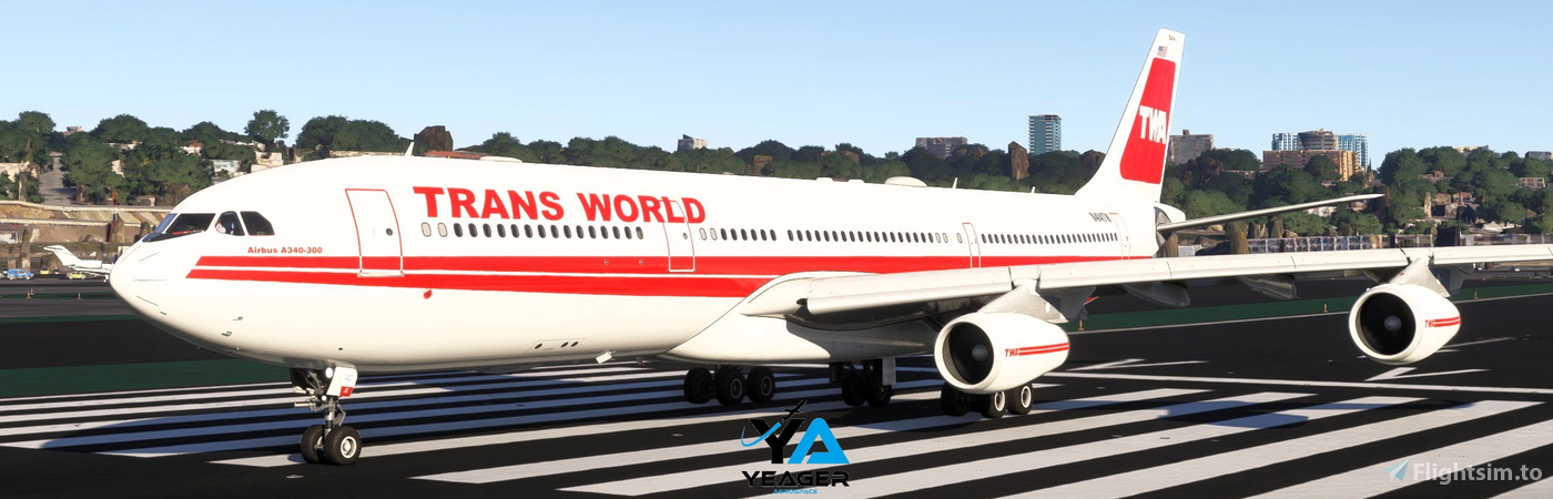 Trans World Airlines A340-300 для Microsoft Flight Simulator | MSFS