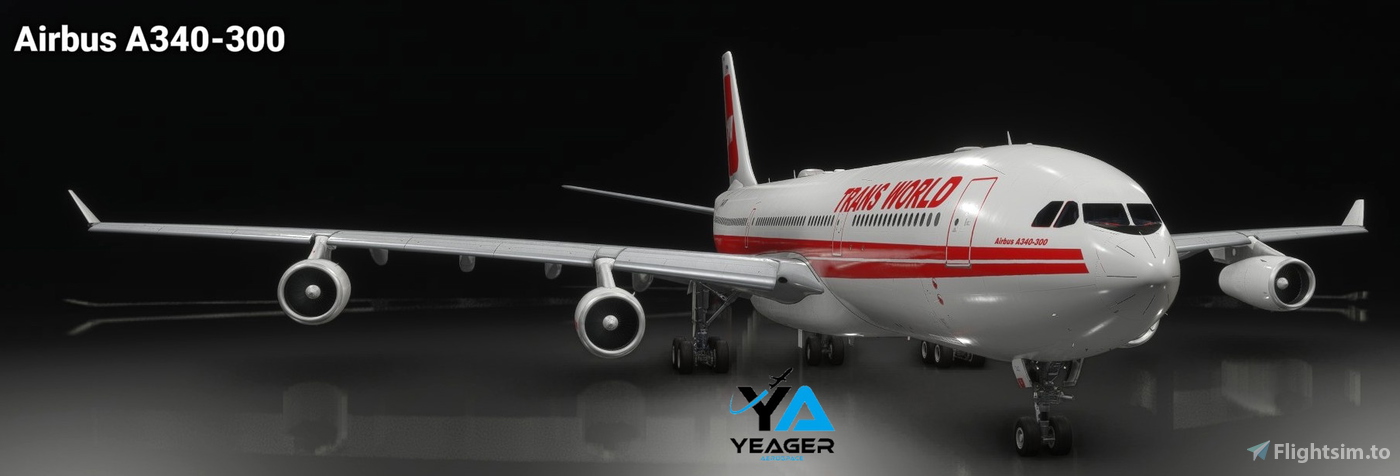 Trans World Airlines A340-300 для Microsoft Flight Simulator | MSFS
