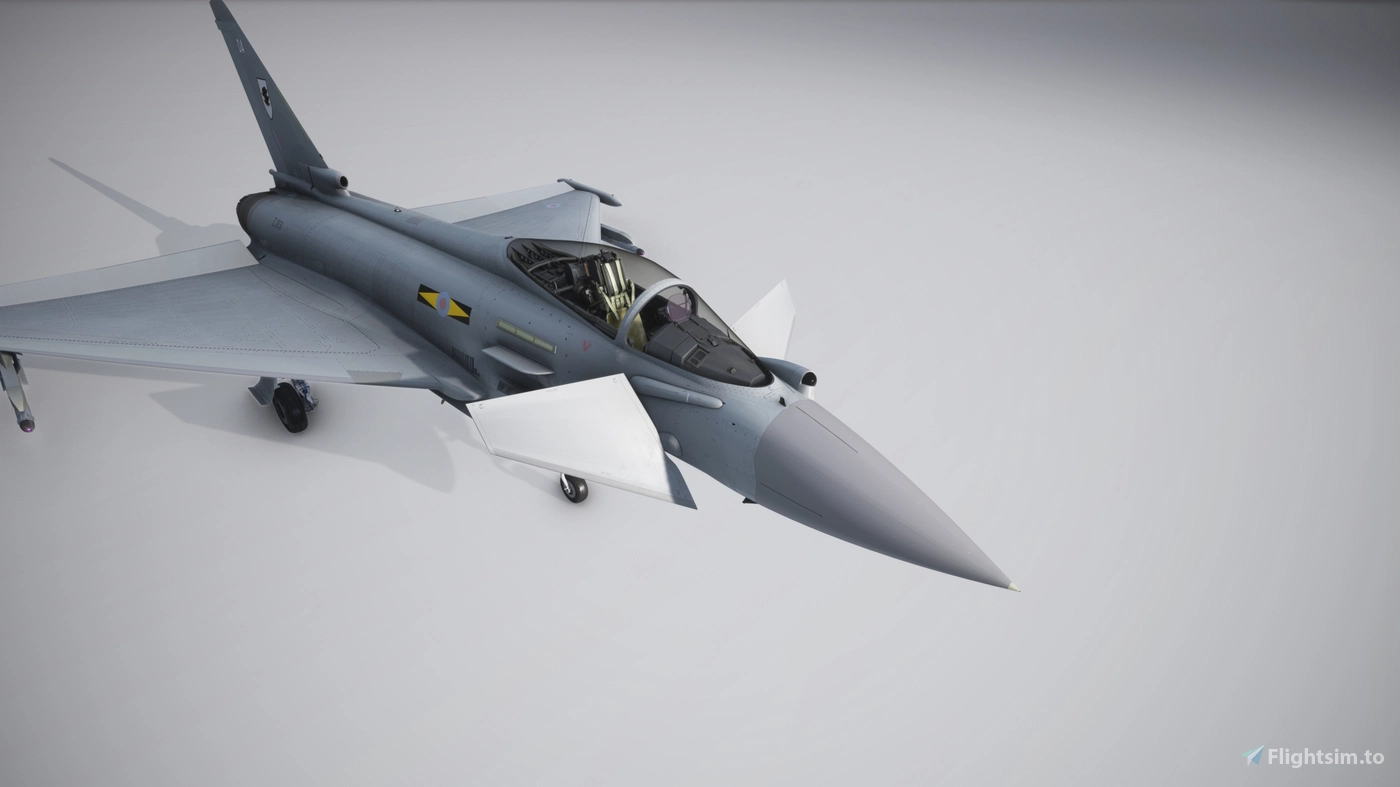 Typhoon F2 - 11(F) Squadron RAF ZJ931 для Microsoft Flight Simulator | MSFS