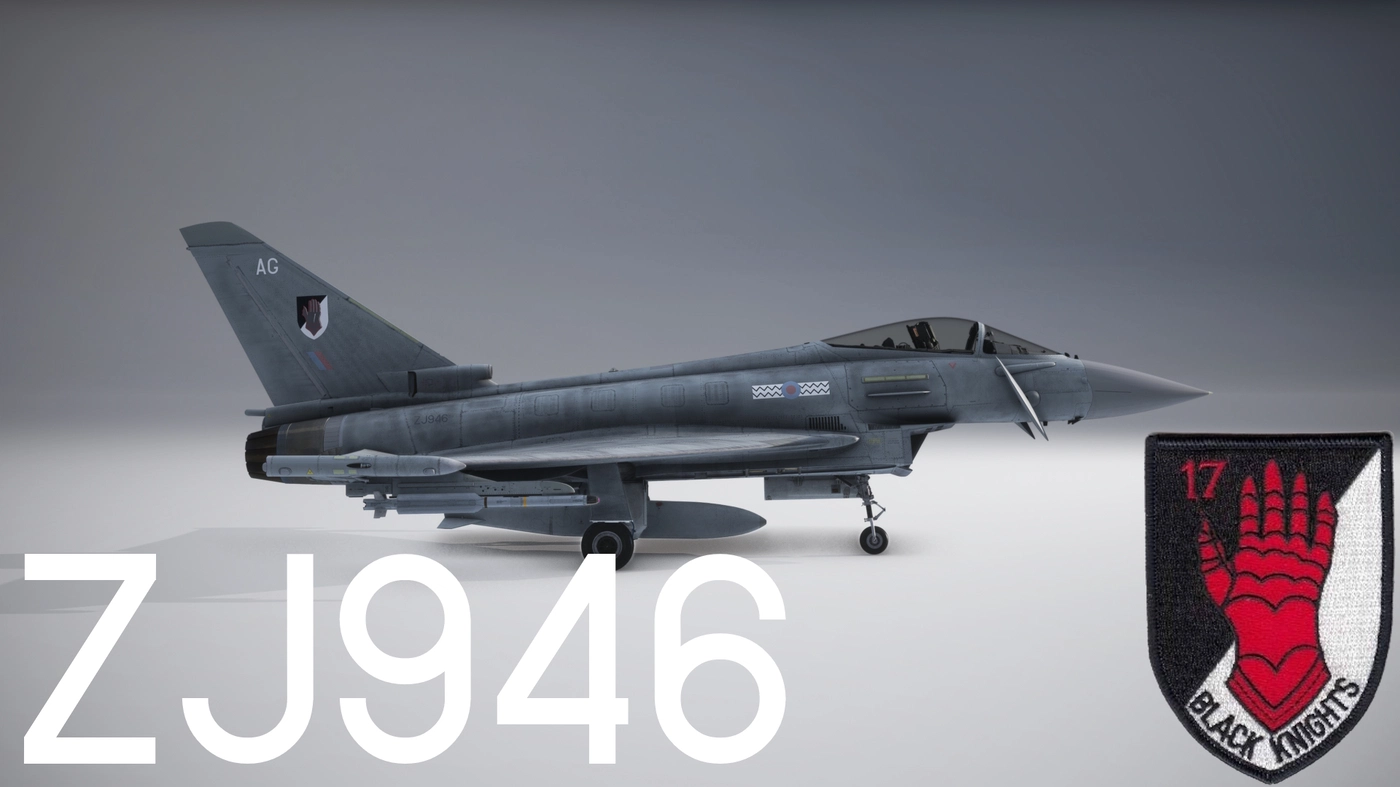 Typhoon F2 - 17(R) Squadron RAF ZJ946 for Microsoft Flight Simulator | MSFS