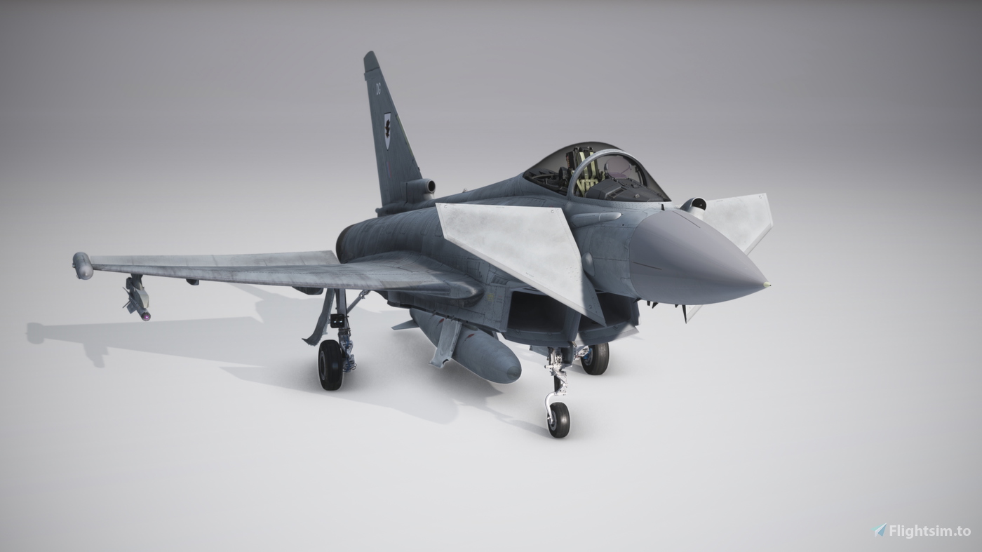 Typhoon FGR4 - 11(F) Squadron RAF ZK300 for Microsoft Flight Simulator ...