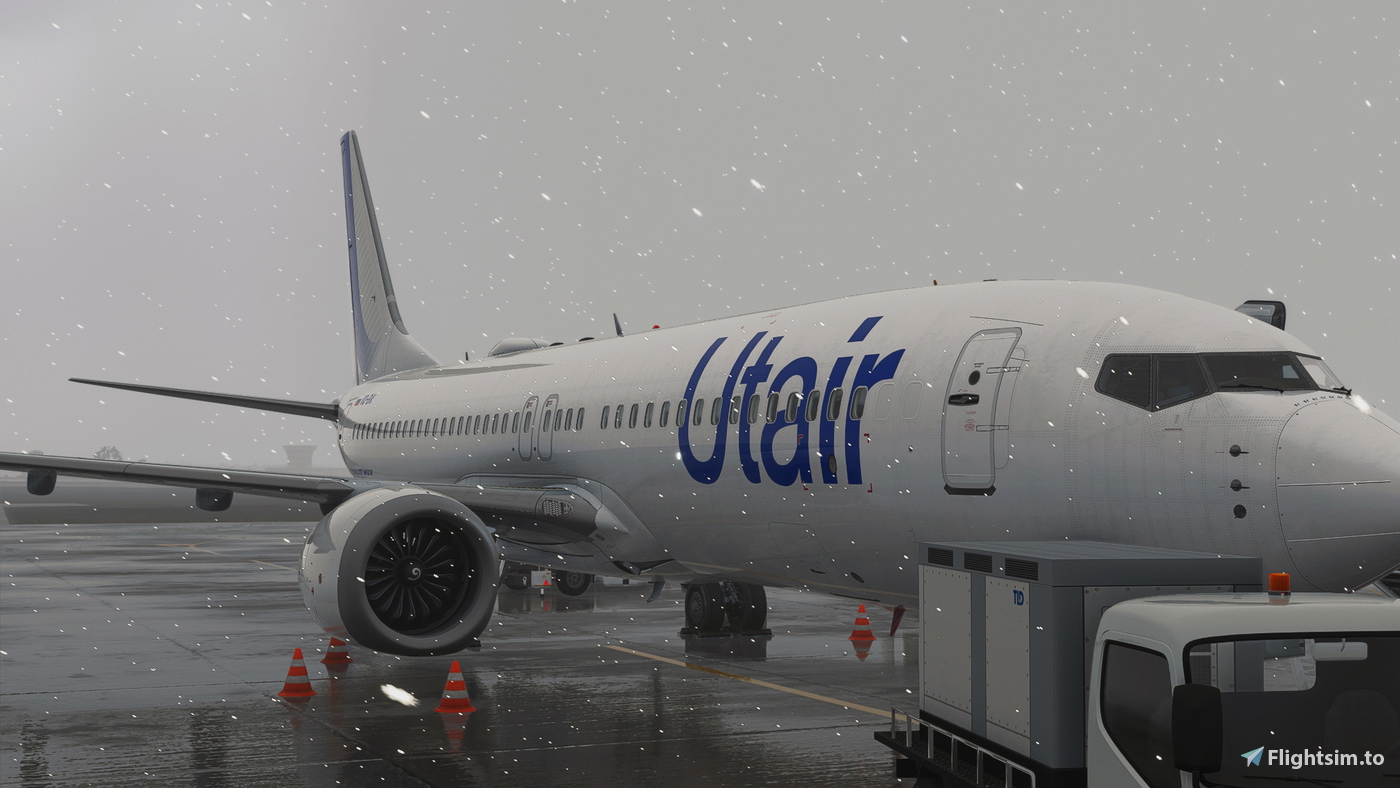 Utair Boeing 737 Max 8 | VQ-BIK | w/Cabin のために Microsoft Flight ...