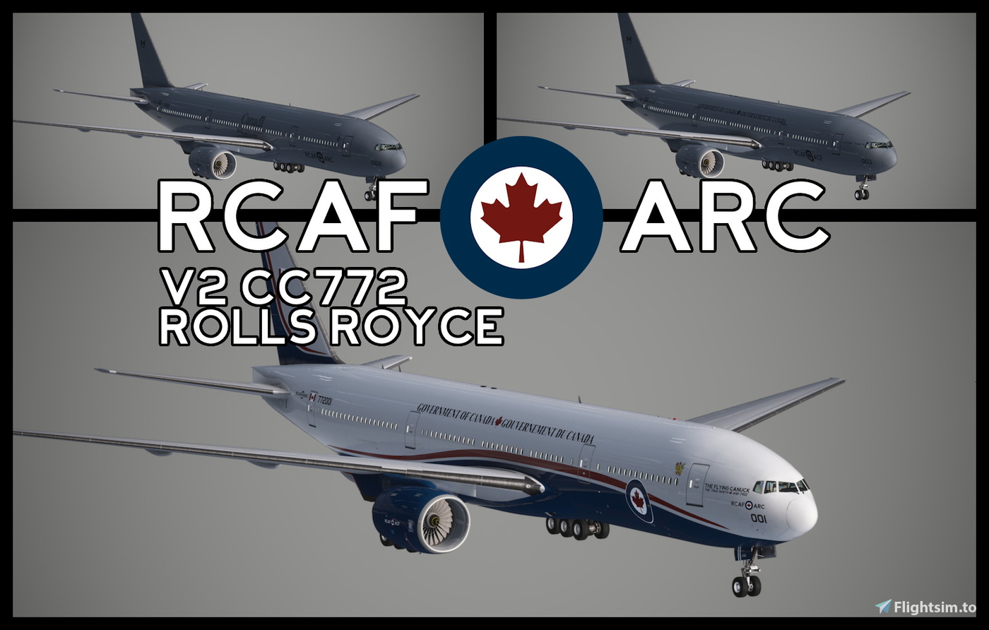 Flightsim.to - Activities - Release - [V2] RR CC772 RCAF-ARC Transport ...
