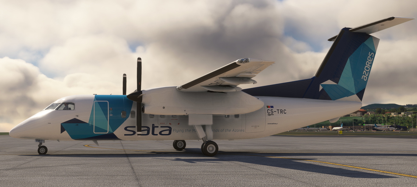 Virtualcol Dash 8-100 SATA Air Azores CS-TRC "FAIAL" for Microsoft ...