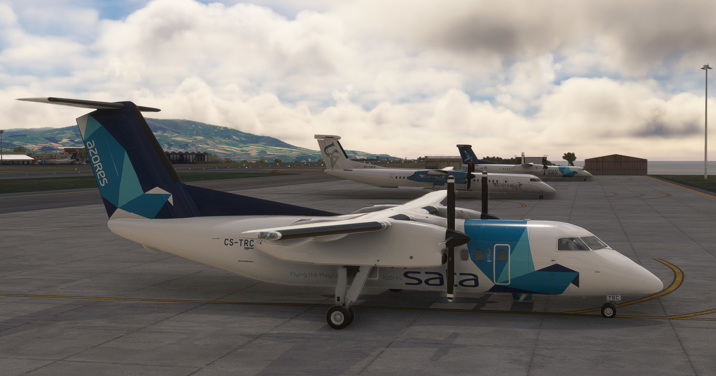 Virtualcol Dash 8-100 SATA Air Azores CS-TRC "FAIAL" for Microsoft ...