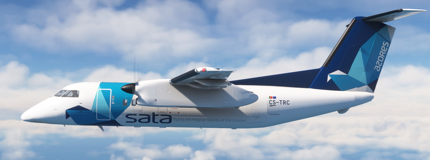 Virtualcol Dash 8-100 SATA Air Azores CS-TRC "FAIAL" for Microsoft ...