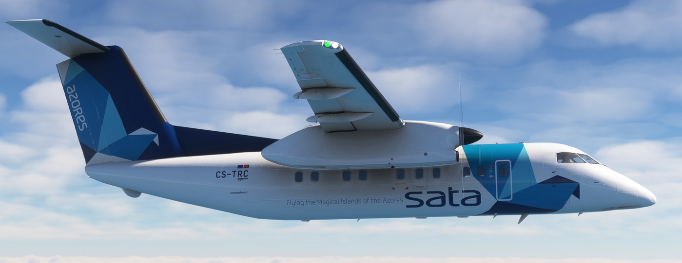 Virtualcol Dash 8-100 SATA Air Azores CS-TRC "FAIAL" for Microsoft ...