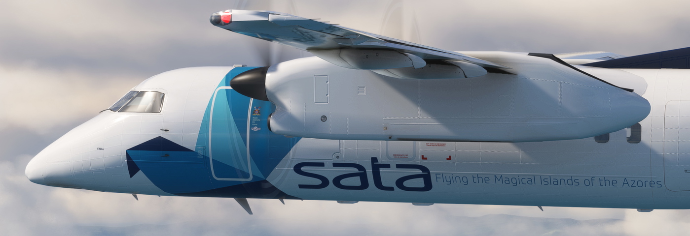 Virtualcol Dash 8-100 SATA Air Azores CS-TRC "FAIAL" for Microsoft ...