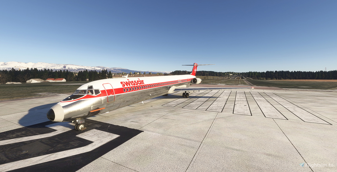 Swissair HB-INR | Fly the Maddog (20th Anniversary) | MD-82 per ...