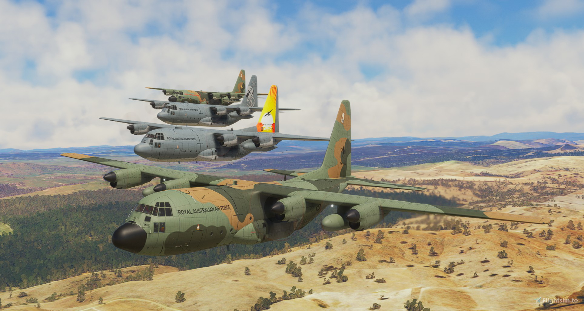 Captain Sim C-130H Hercules Liverie Pack. for Microsoft Flight ...