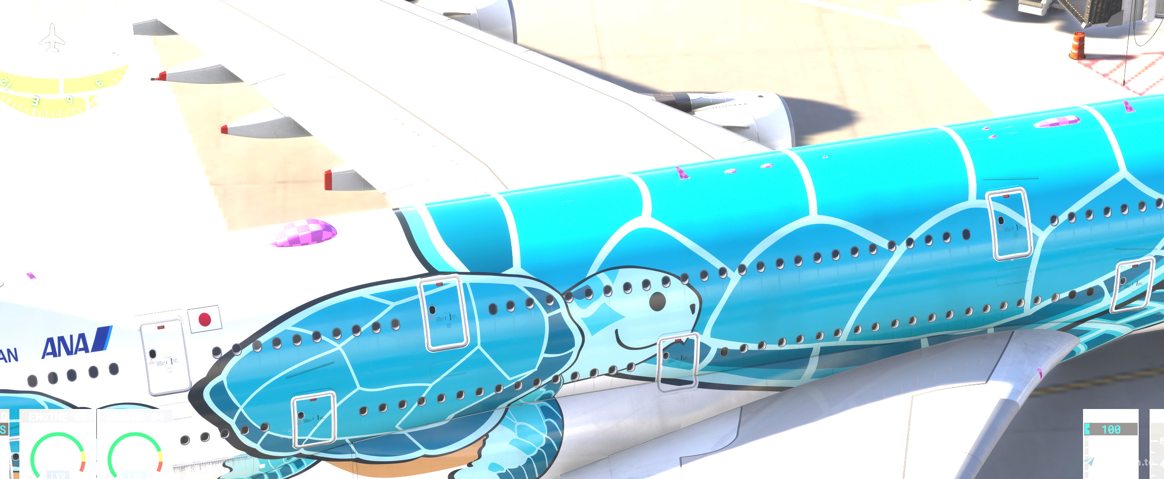 [2K/1K/0.5K] FlyByWire A380 (4K Edition) Downscaled Texture More FPS ...