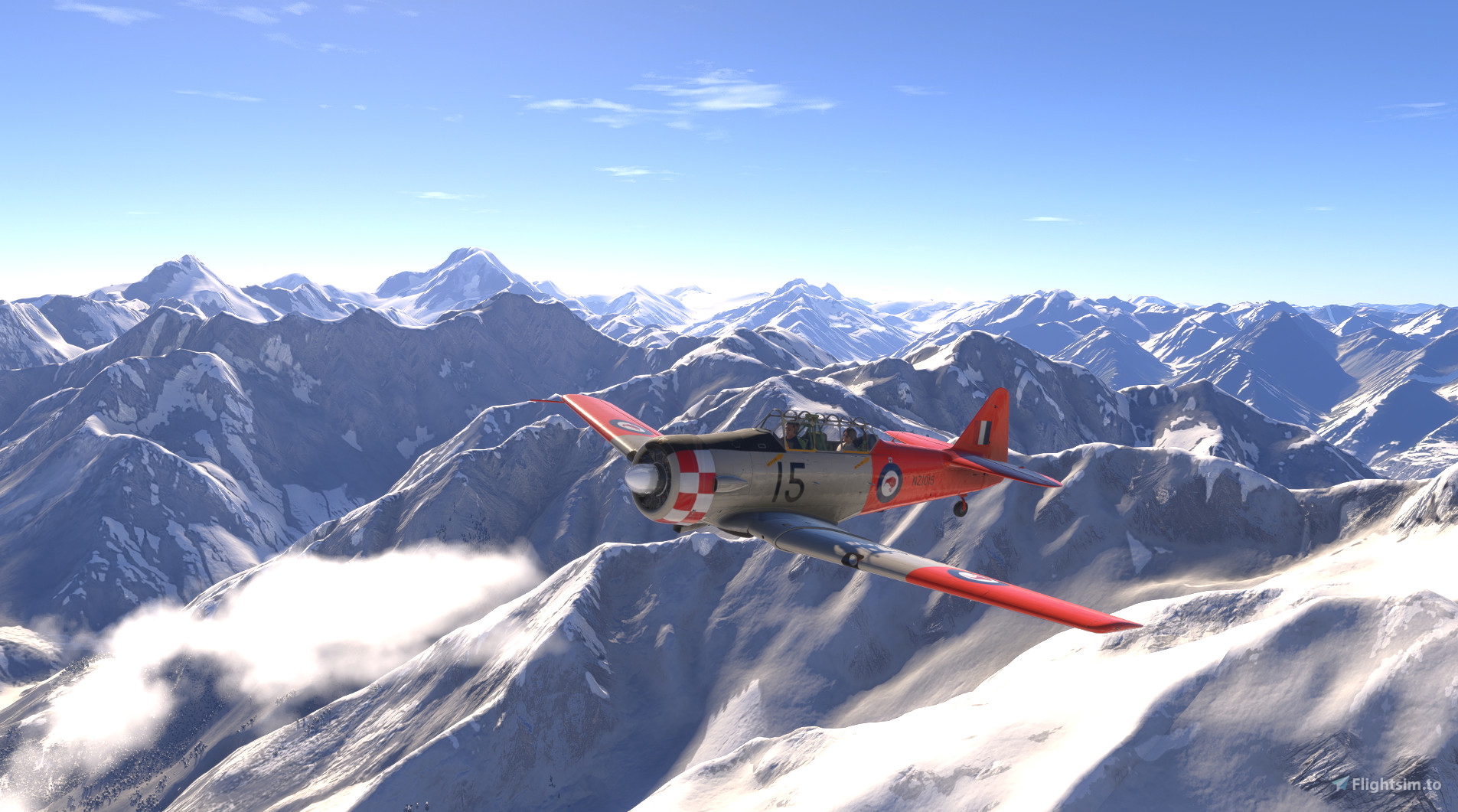 Asobo T-6 Texan : RNZAF Harvard NZ1015 1970 : MSFS 2024 for Microsoft ...