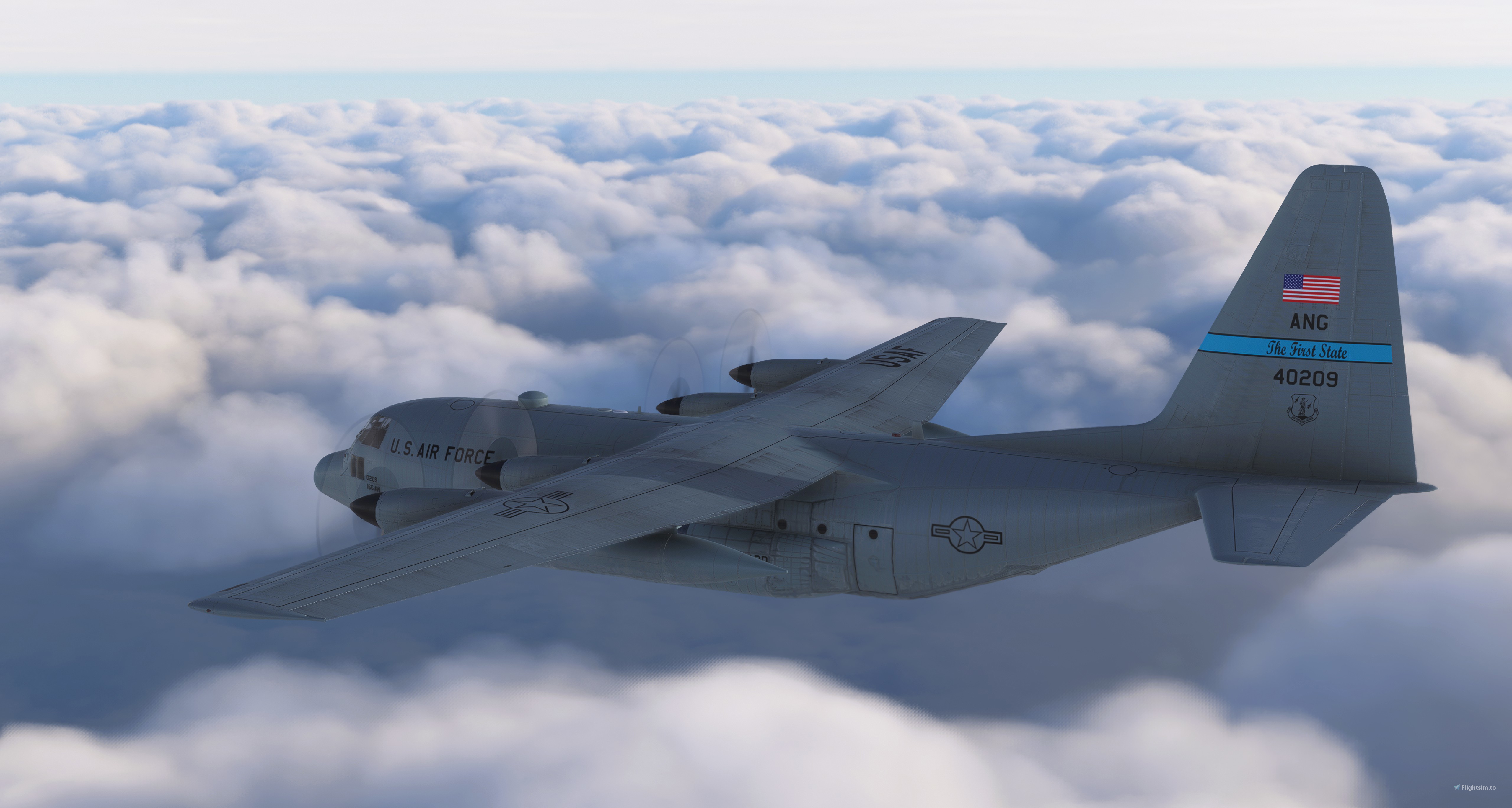 C-130H [Captain Sims] Delaware Air National Guard DEANG 166th Airlift ...