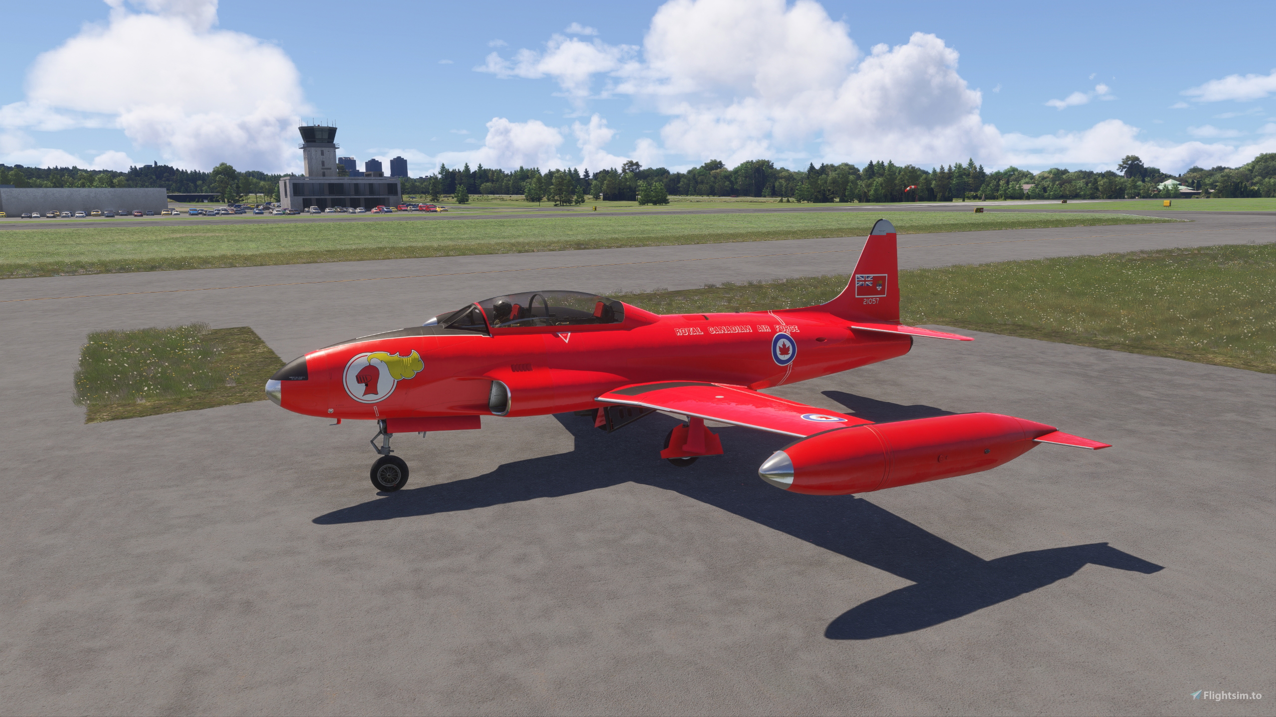 Canadair T-33 Mk.3, MSFS2024, RCAF Red Knight for Microsoft Flight ...