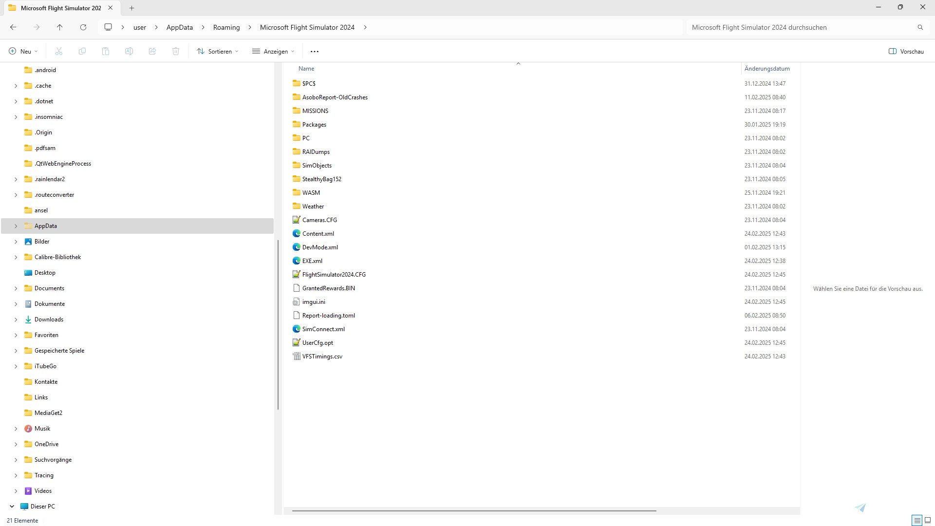 Corsten´s cache & shader removal tool (2024) for Microsoft Flight ...