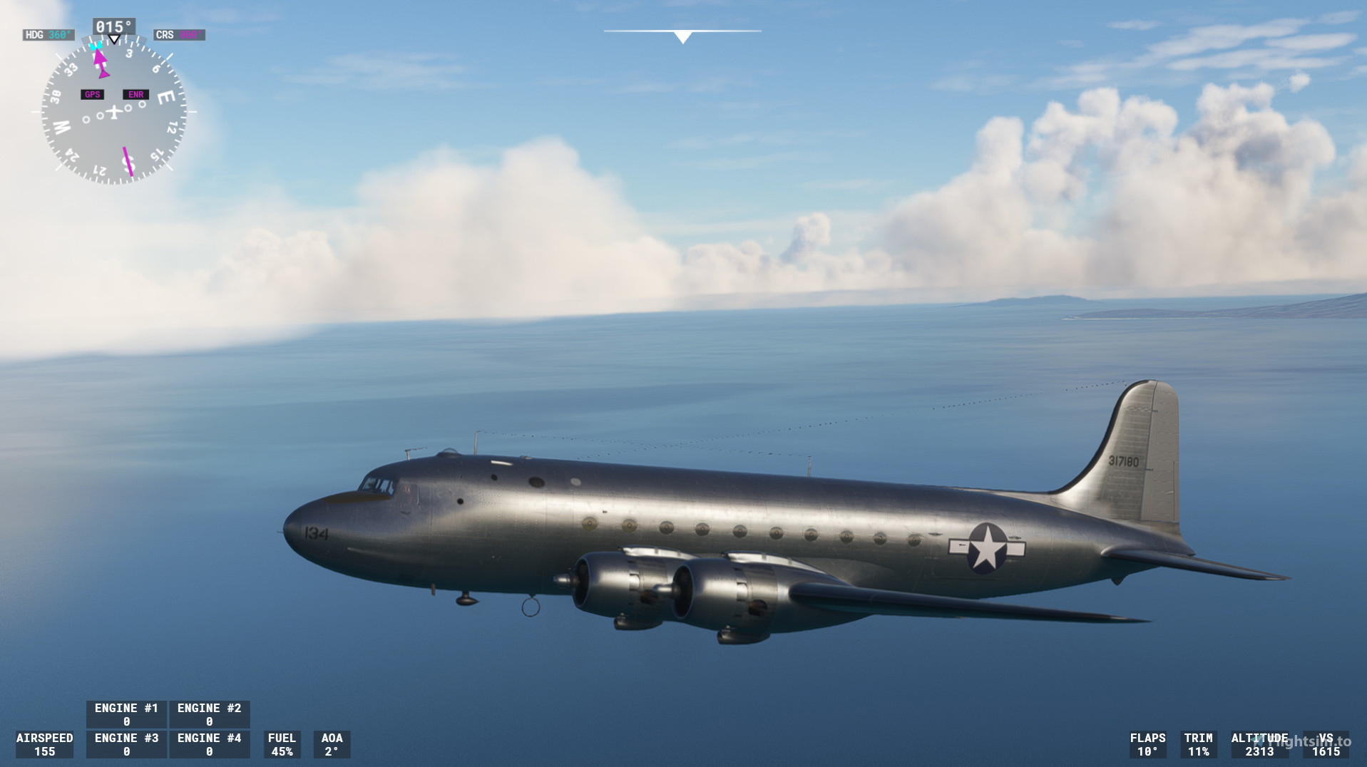 DC-4_Skymaster FSX/P3D | Converted to MSFS for Microsoft Flight Simulator | MSFS