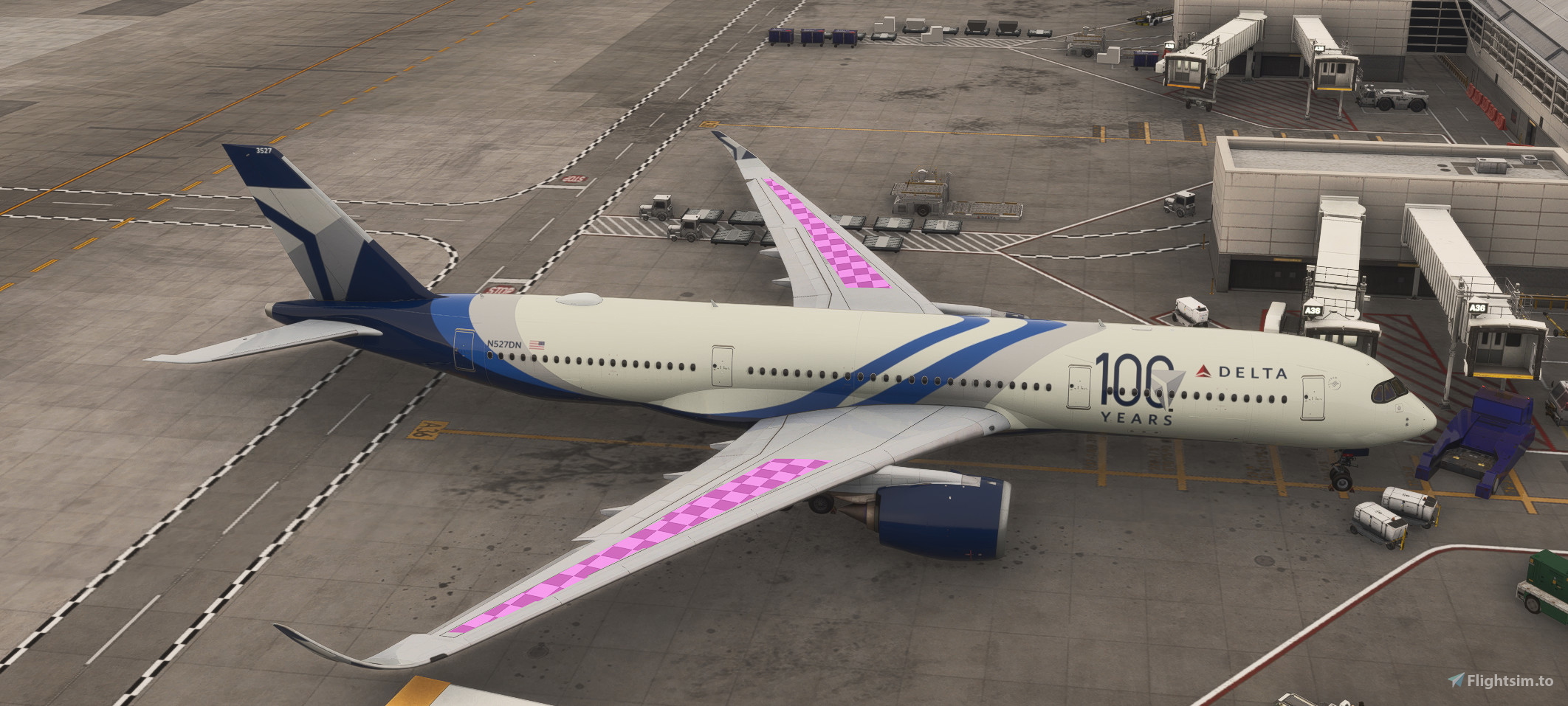 Delta Air Lines N527DN '100 Years' | iniBuilds A350 | 8K & 4K a oldalon ...