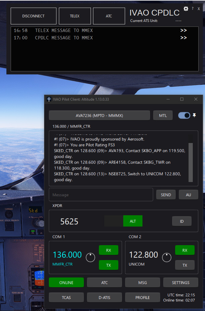 EasyCPDLC for IVAO for Microsoft Flight Simulator | MSFS