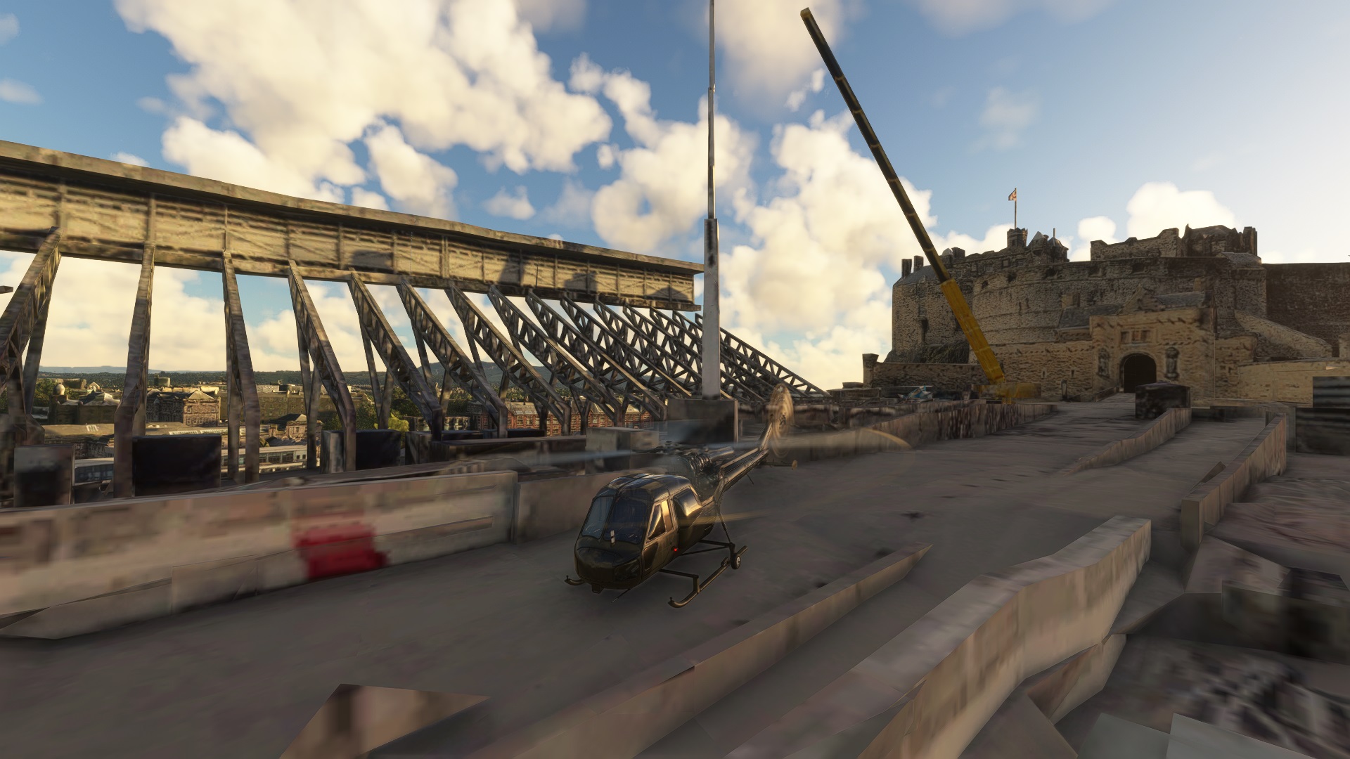 Edinburgh castle, Photogrammetry のために Microsoft Flight Simulator | MSFS