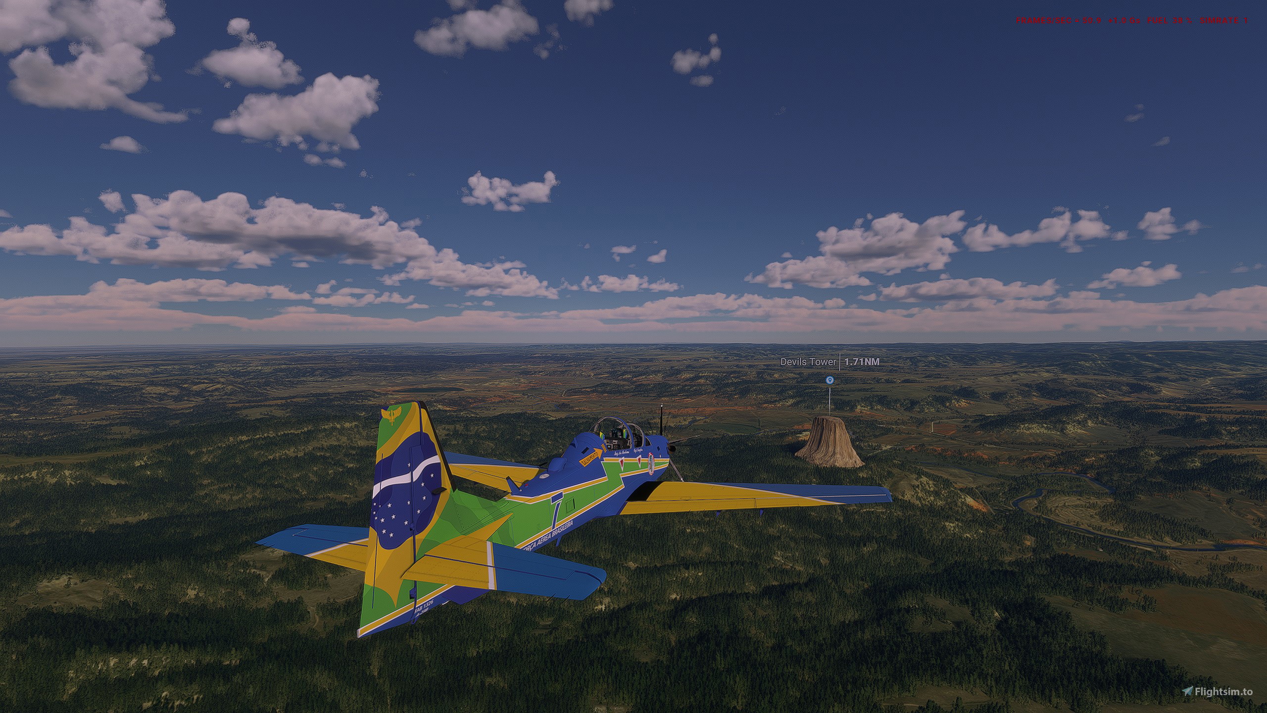 Embraer A29B - Super Tucano for Microsoft Flight Simulator | MSFS