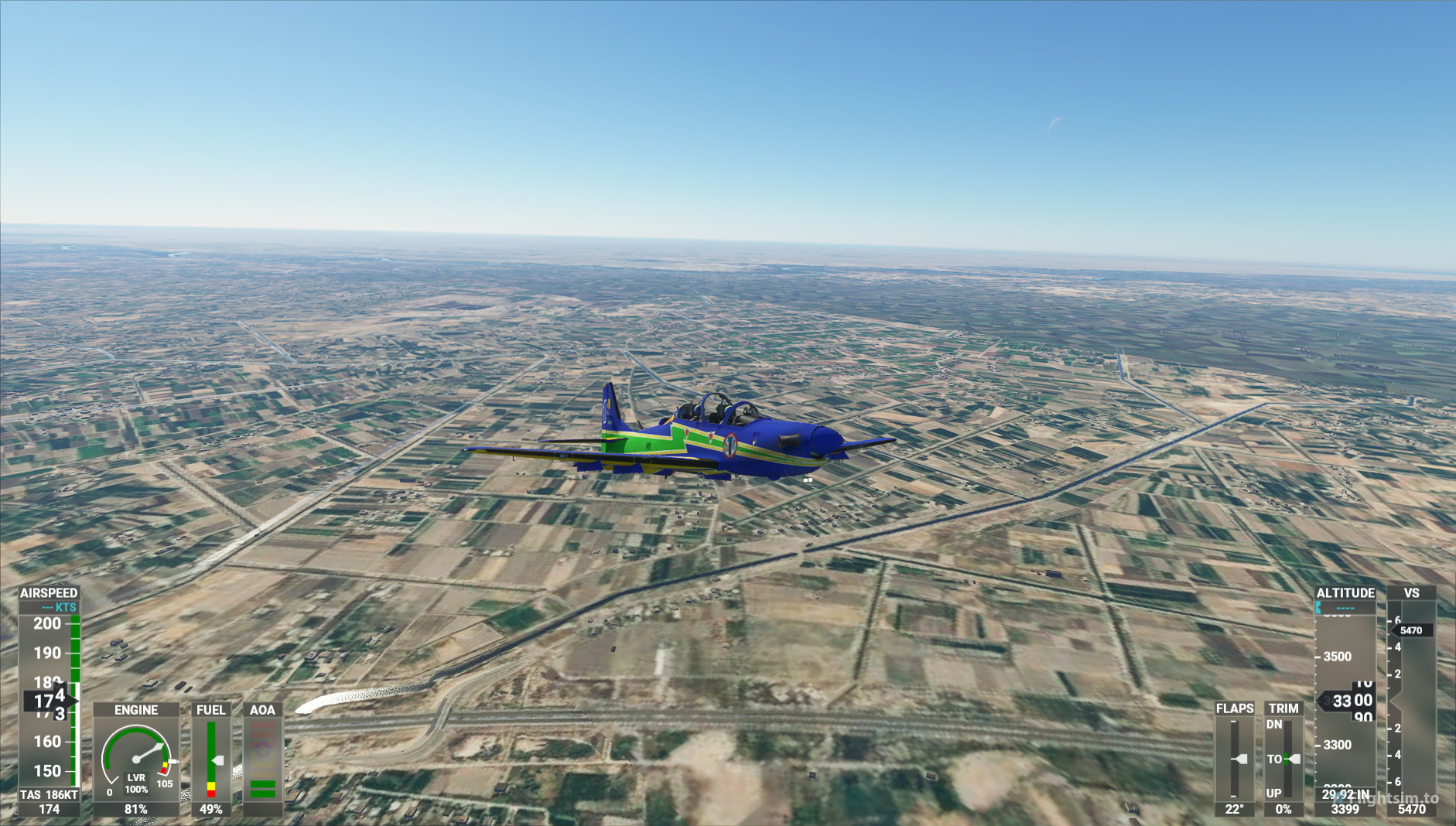 Embraer A29B - Super Tucano for Microsoft Flight Simulator | MSFS