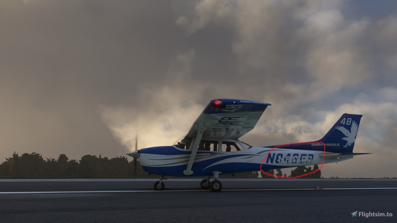 Embry-Riddle | Super realistic | C172S | N848ER for Microsoft Flight ...